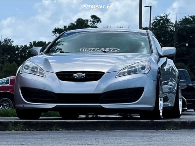 2012 Hyundai Genesis Coupe 2.0T with 18x9.5 Aodhan Ds08 and Vercelli ...