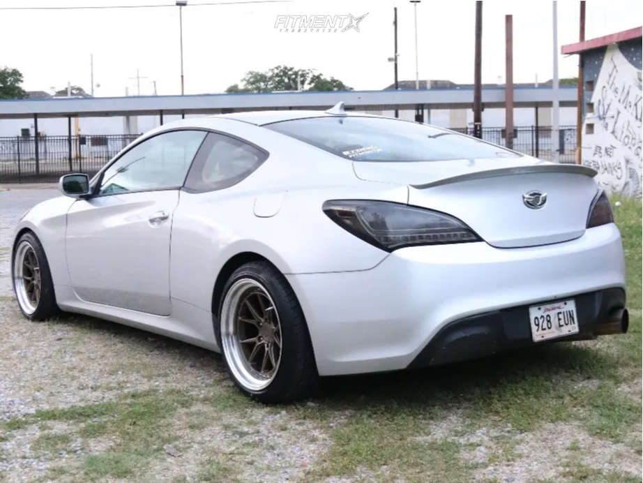 2012 Hyundai Genesis Coupe 2.0T with 18x9.5 Aodhan Ds08 and Vercelli ...