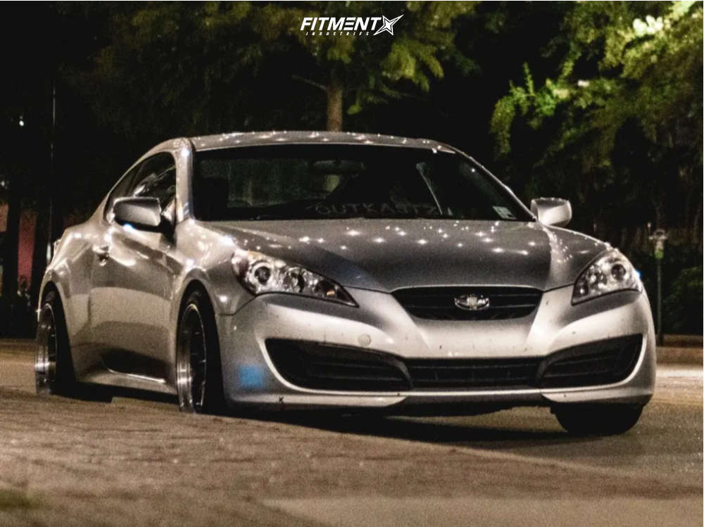 2012 Hyundai Genesis Coupe 2.0T with 18x9.5 Aodhan Ds08 and Vercelli ...