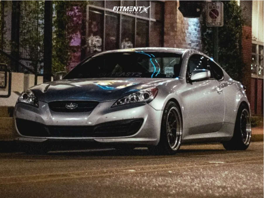 2012 Hyundai Genesis Coupe 2.0T with 18x9.5 Aodhan Ds08 and Vercelli ...