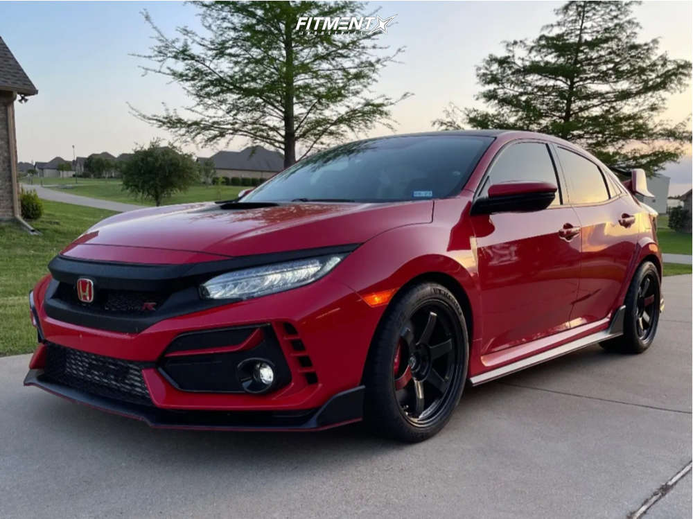 2021 Honda Civic Type R with 18x9.5 Volk Te37sl and Michelin 265x35 on ...