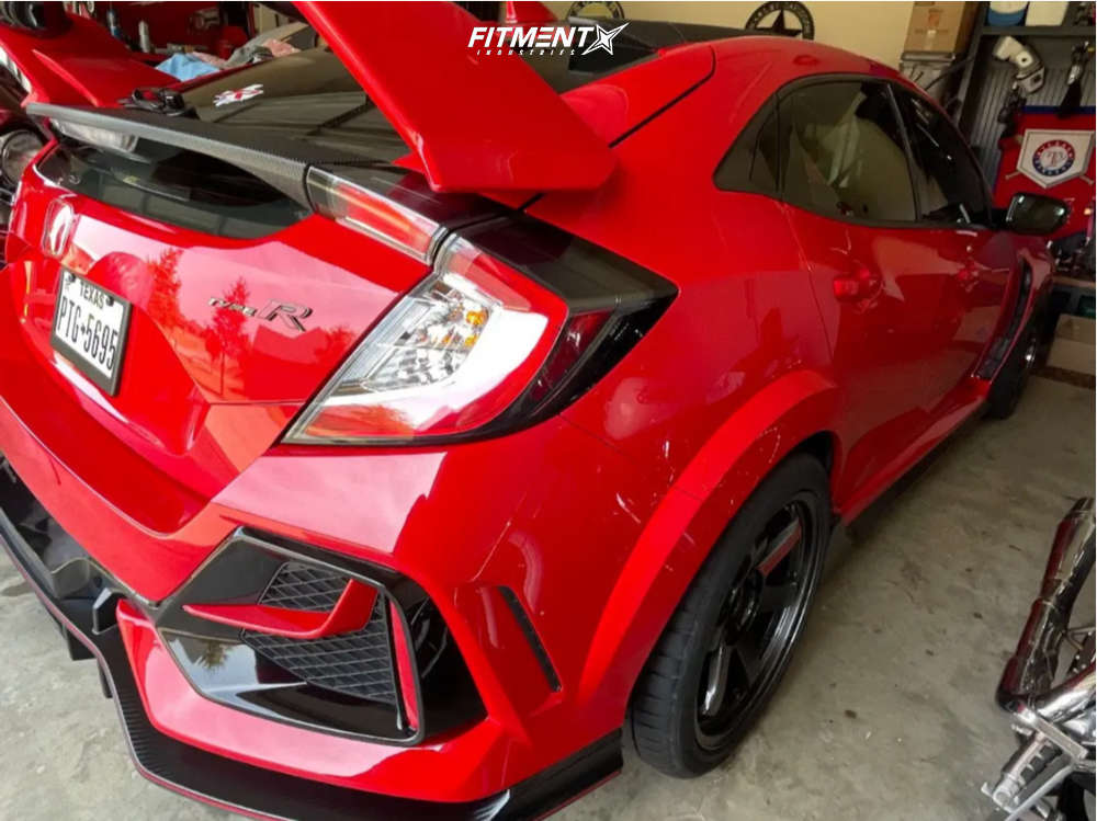 2021 Honda Civic Type R with 18x9.5 Volk Te37sl and Michelin 265x35 on ...