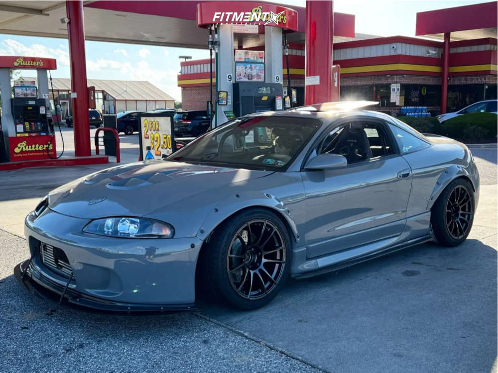 1999 Mitsubishi Eclipse GSX with 18x9.5 SSR Gtx04 and Hankook 255x40 on ...