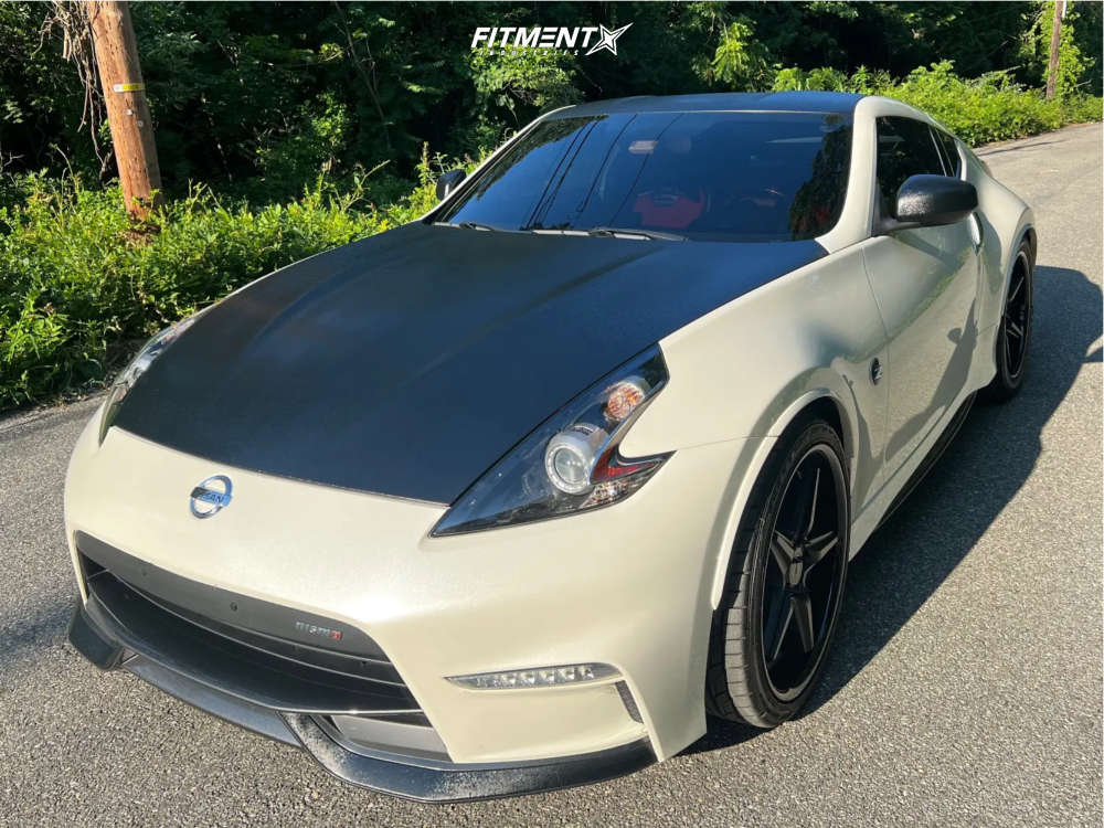 2015 Nissan 370Z Nismo with 20x8.5 TSW Launch and Nitto 245x35 on Stock ...