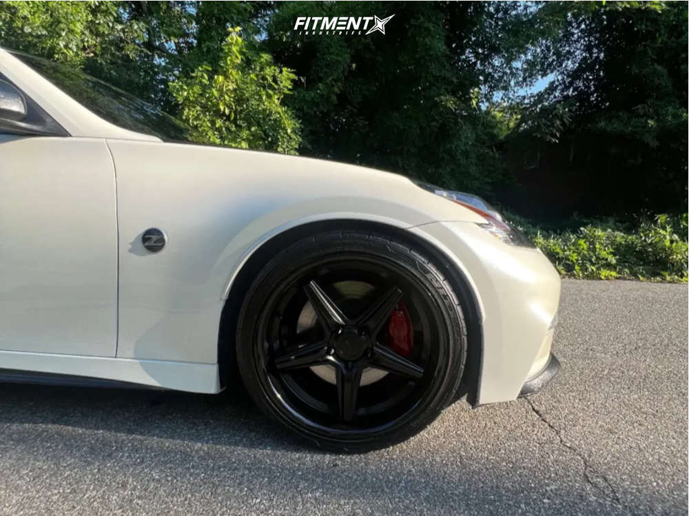 2015 Nissan 370Z Nismo with 20x8.5 TSW Launch and Nitto 245x35 on Stock ...