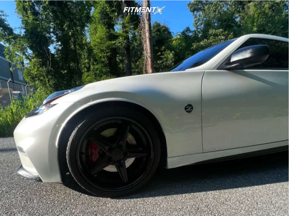 2015 Nissan 370Z Nismo with 20x8.5 TSW Launch and Nitto 245x35 on Stock ...