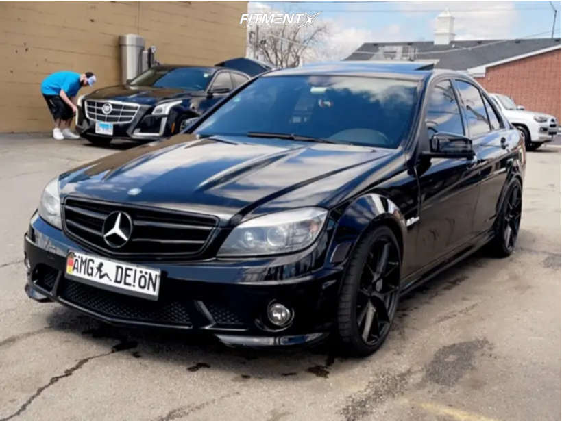2011 Mercedes-Benz C63 AMG Base with 19x8.5 Aodhan Aff7 and Continental ...