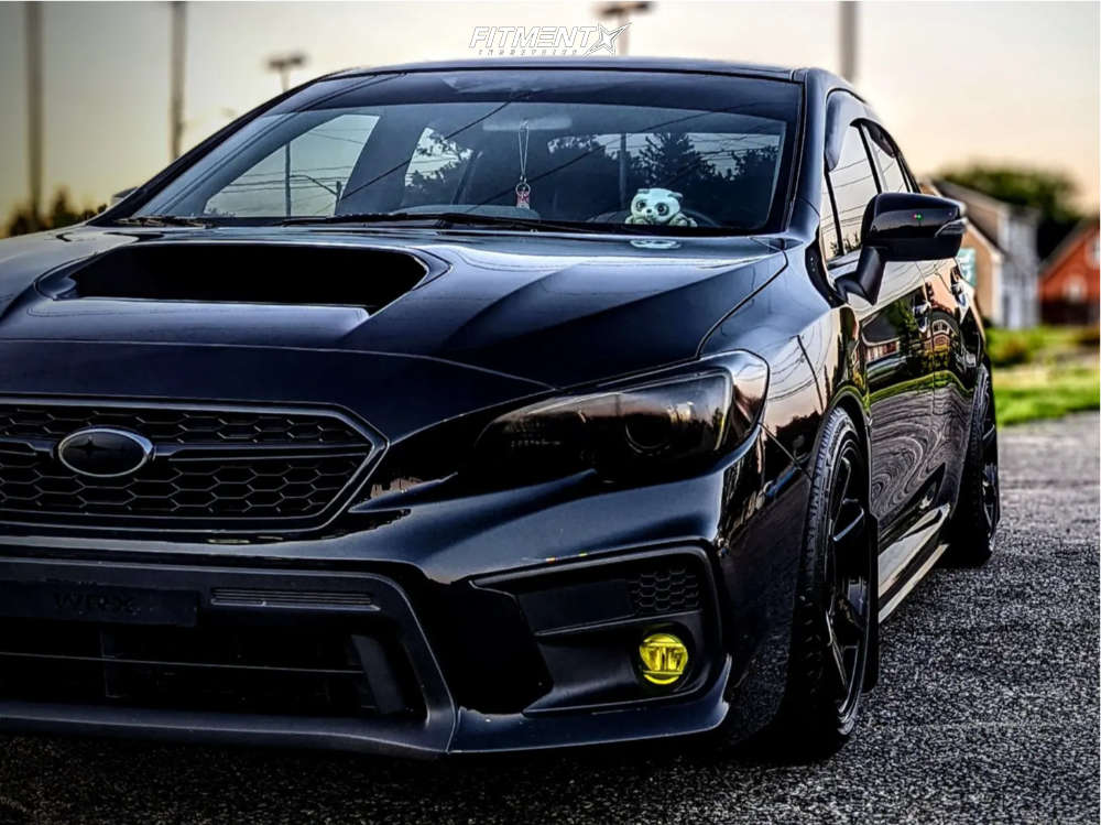 2020 Subaru WRX Sport-tech with 18x9.5 Enkei T6r and Bridgestone 255x35 ...
