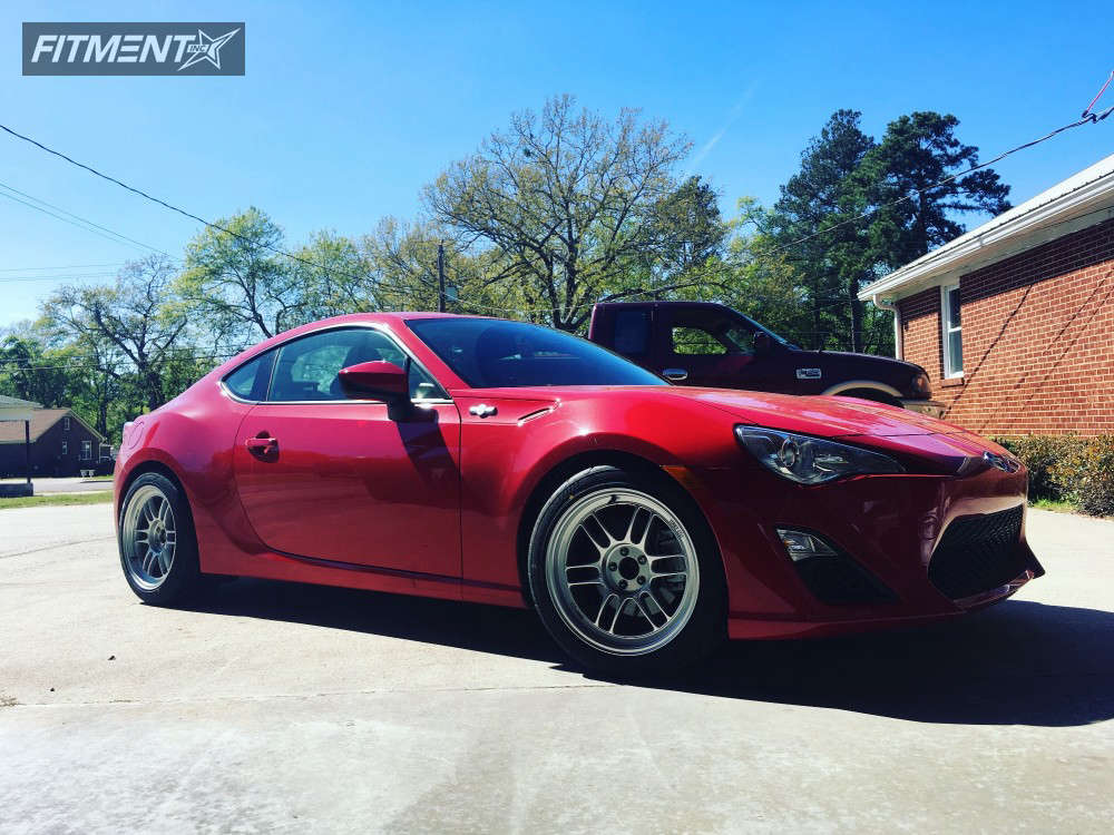 2016 Scion FR-S Base with 17x9 Enkei RPF1 and Bridgestone 245x40 on ...