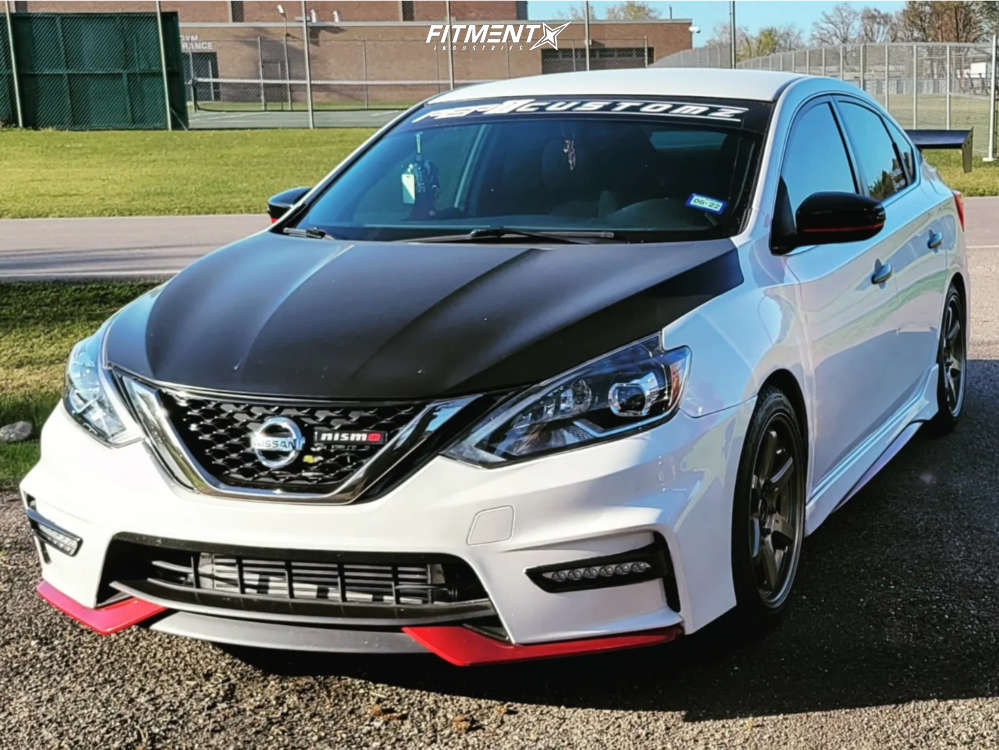 2018 Nissan Sentra Nismo with 18x7.5 NS Wheels Ns1507 and Michelin ...