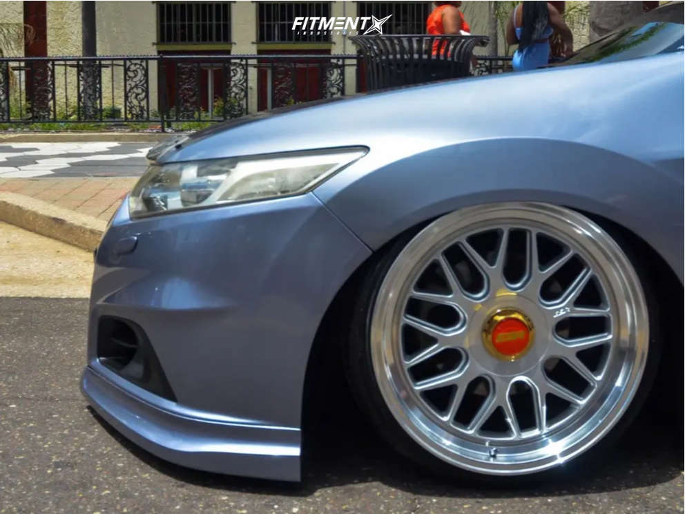 2014 Acura TSX Base with 19x10 ESR Cr1 and Delinte 215x35 on Air ...