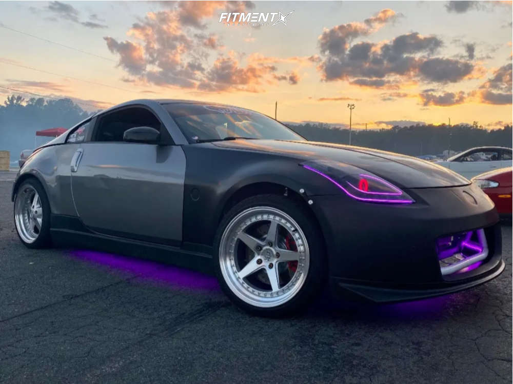 2006 Nissan 350Z Base with 18x9.5 Aodhan Ds05 and Accelera 265x35 on ...
