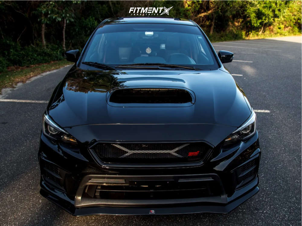 2021 Subaru WRX STI Limited with 19x9.5 Work Emotion D9r and Firestone ...
