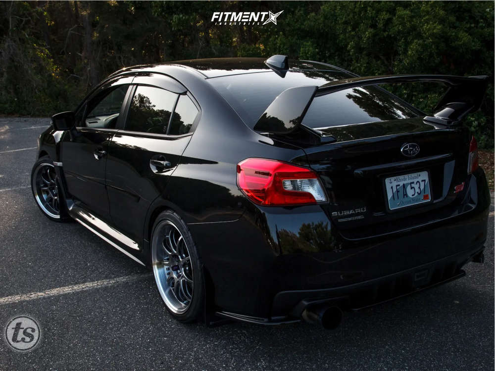 2021 Subaru WRX STI Limited with 19x9.5 Work Emotion D9r and Firestone 255x35 on Coilovers ...