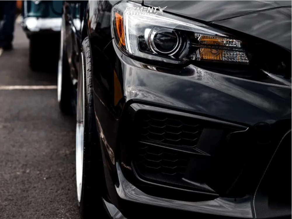 2021 Subaru WRX STI Limited with 19x9.5 Work Emotion D9r and Firestone ...