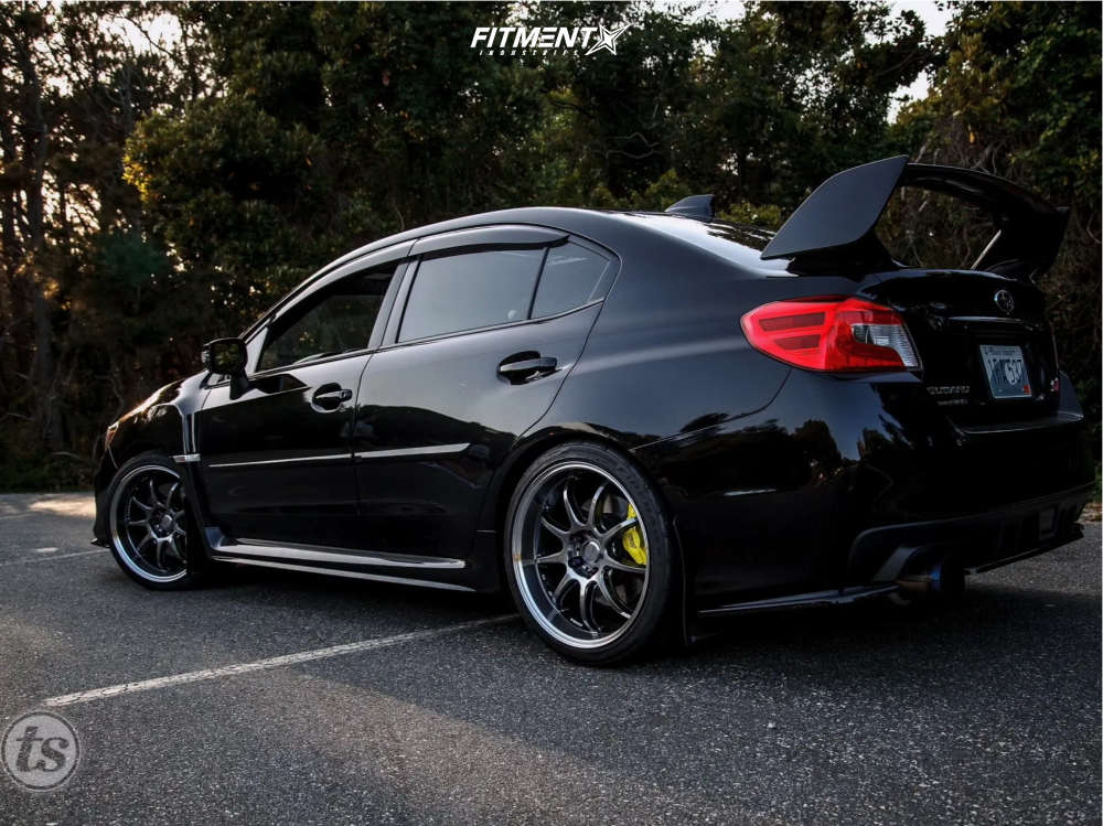 2021 Subaru WRX STI Limited with 19x9.5 Work Emotion D9r and Firestone 255x35 on Coilovers ...