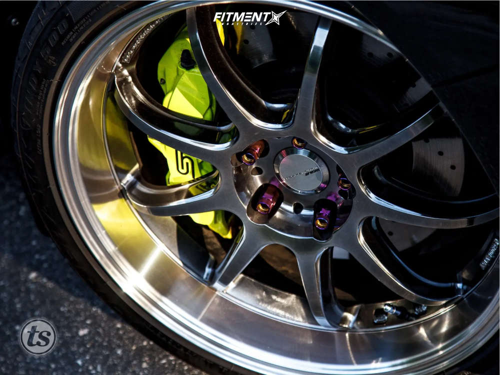 2021 Subaru WRX STI Limited with 19x9.5 Work Emotion D9r and Firestone ...