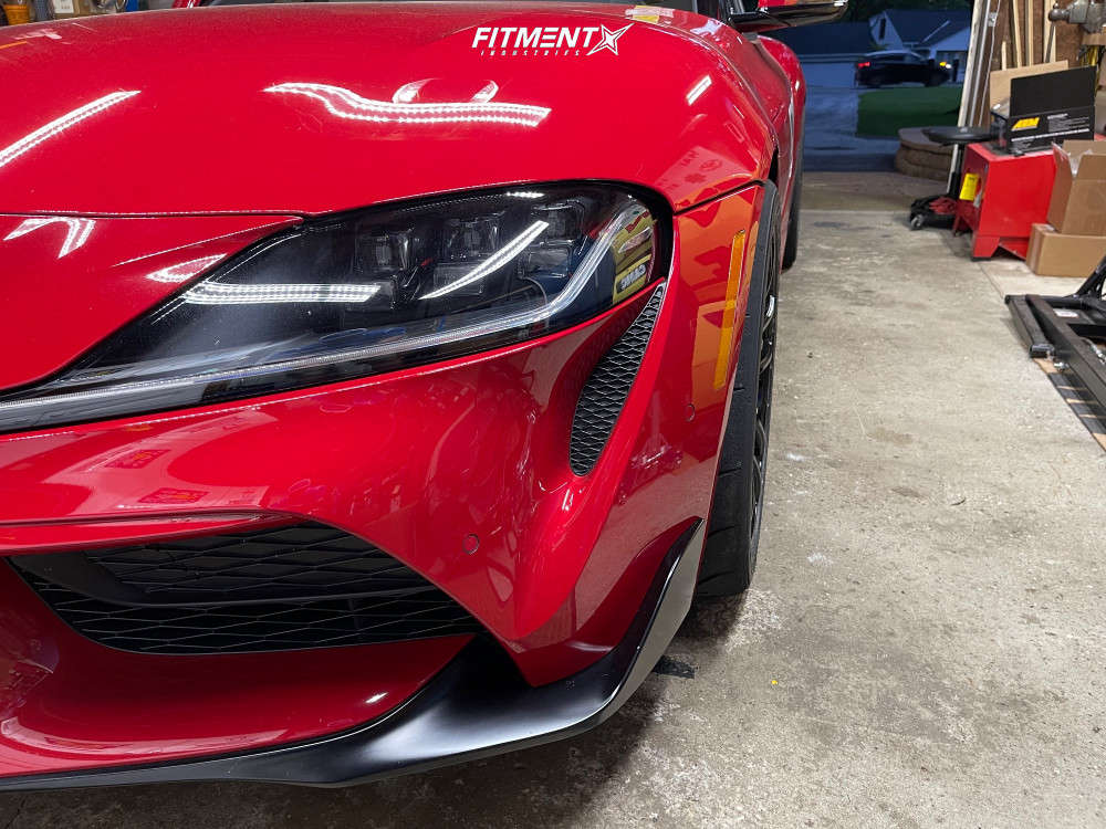 2020 Toyota GR Supra Launch Edition with 19x9.5 Vors Tr4 and Falken ...