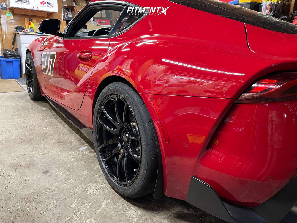 2020 Toyota GR Supra Launch Edition with 19x9.5 Vors Tr4 and Falken ...