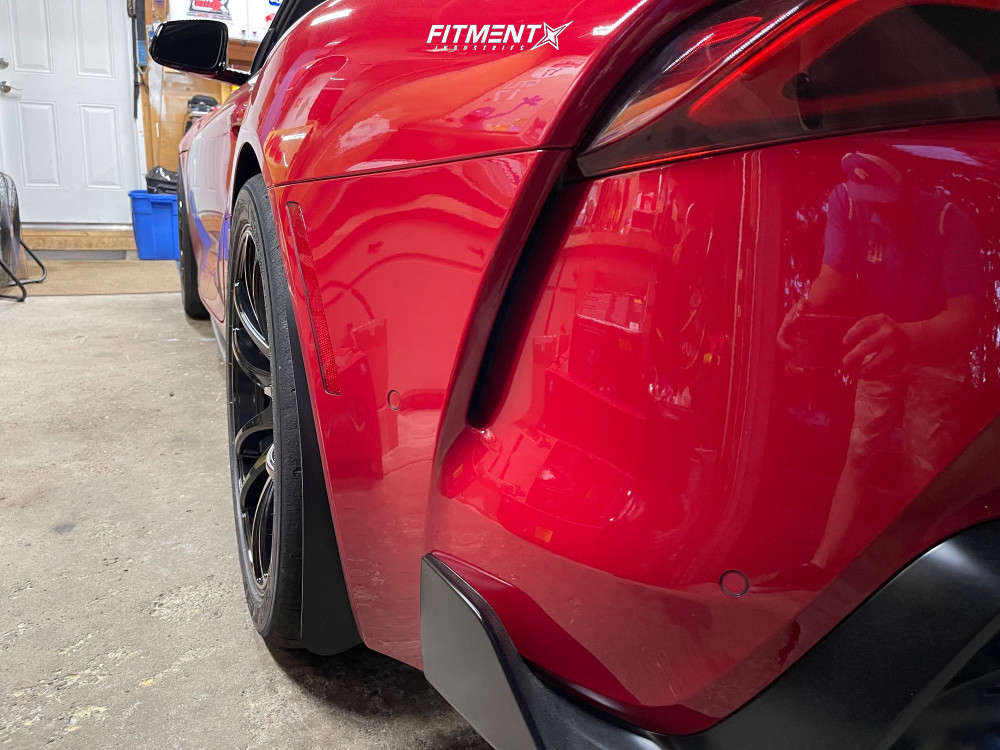 2020 Toyota GR Supra Launch Edition with 19x9.5 Vors Tr4 and Falken ...