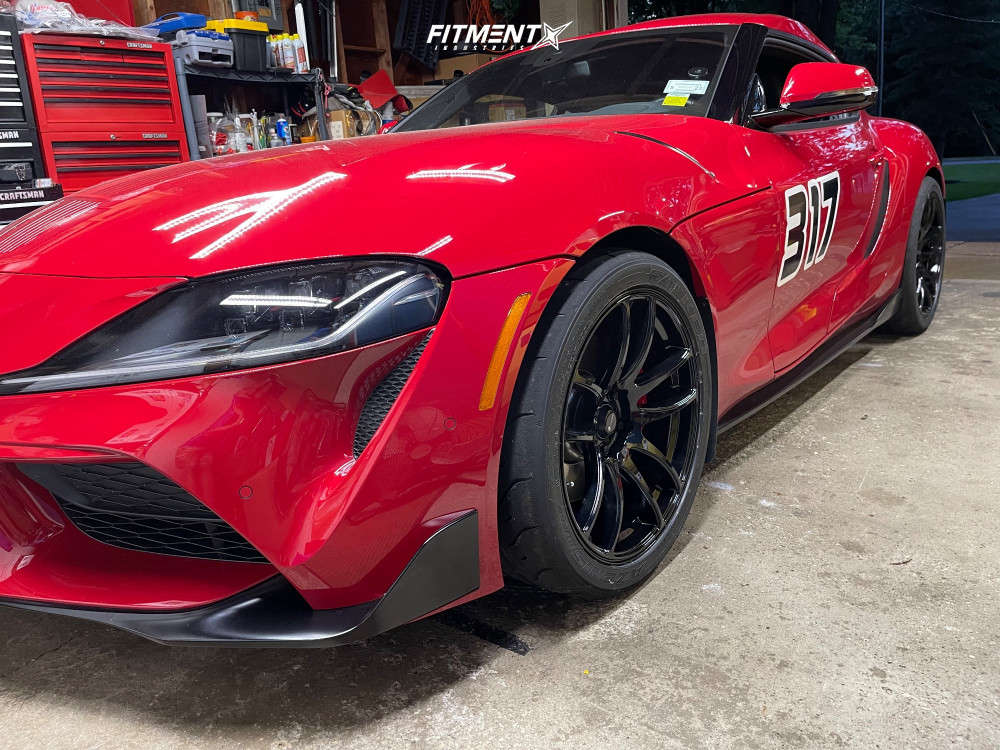 2020 Toyota GR Supra Launch Edition with 19x9.5 Vors Tr4 and Falken ...