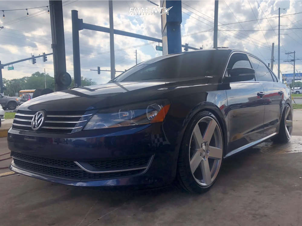 2014 Volkswagen Passat SE with 20x8.5 TSW Bristol and Lexani 235x35 on ...