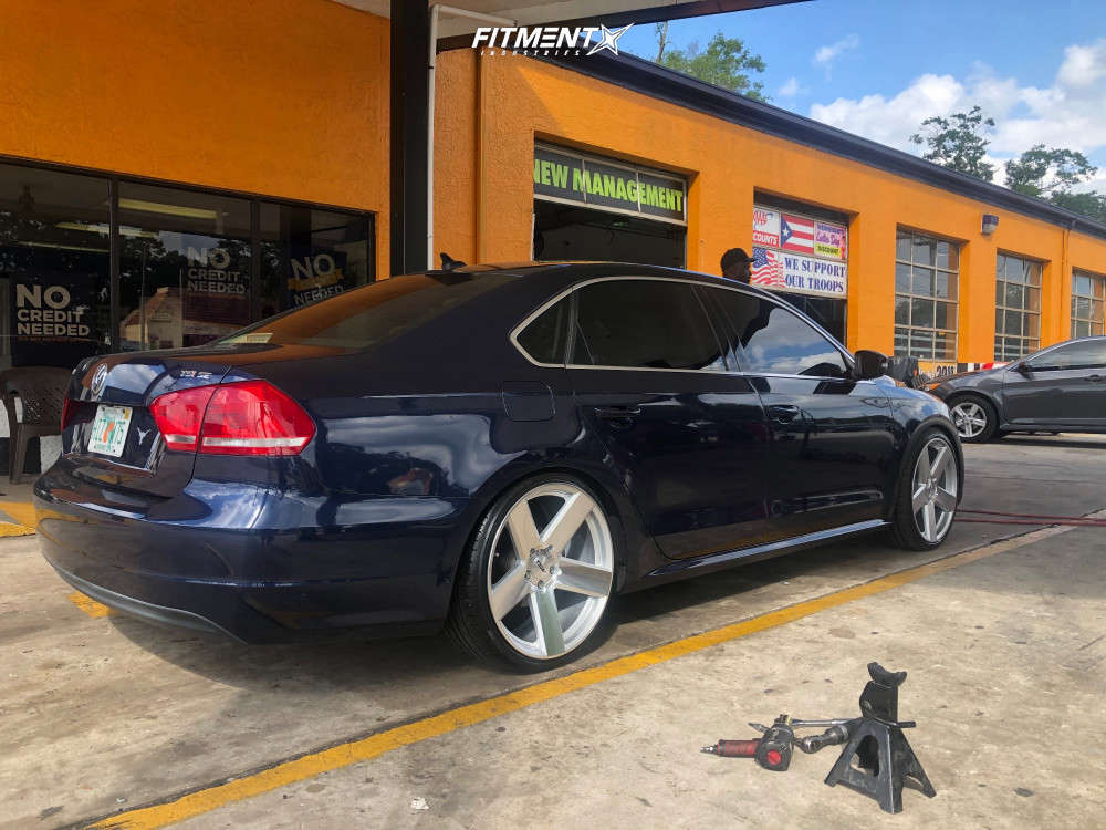 2014 Volkswagen Passat SE with 20x8.5 TSW Bristol and Lexani 235x35 on ...