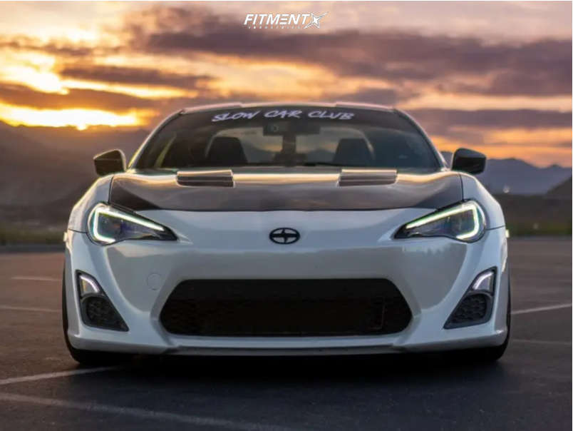 2015 Scion FR-S Base with 18x9.5 AVID1 Av6 and Nexen 245x35 on Coilovers | 2322616 | Fitment ...
