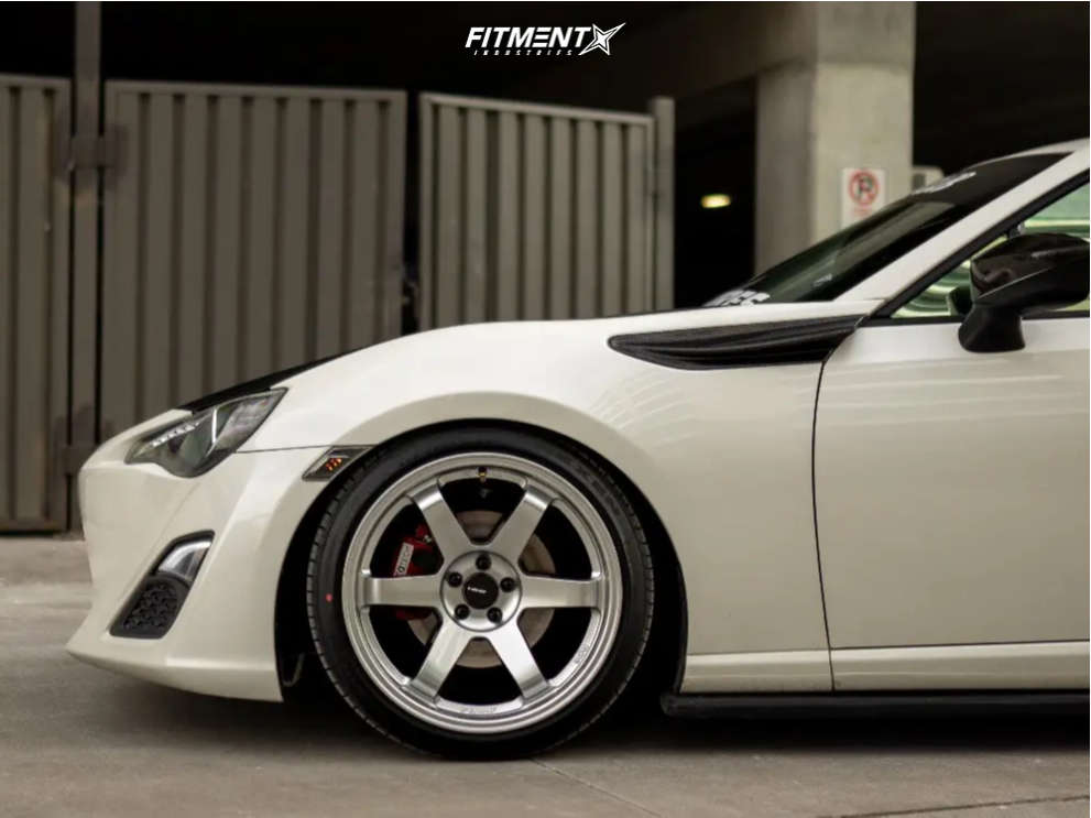 2015 Scion FR-S Base with 18x9.5 AVID1 Av6 and Nexen 245x35 on Coilovers | 2322616 | Fitment ...