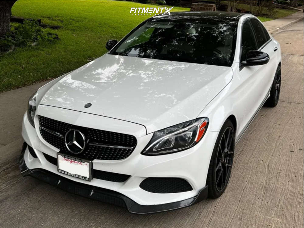 2017 Mercedes-Benz C300 Base with 19x8 Moda MD27 and Falken 225x40 on ...