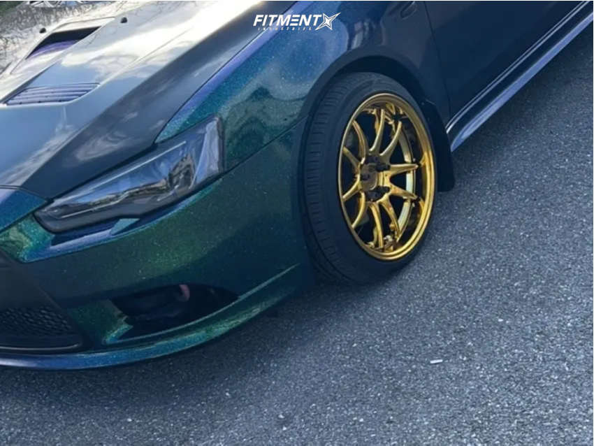 2009 Mitsubishi Lancer Ralliart with 18x9.5 Aodhan Ds02 and Hankook ...