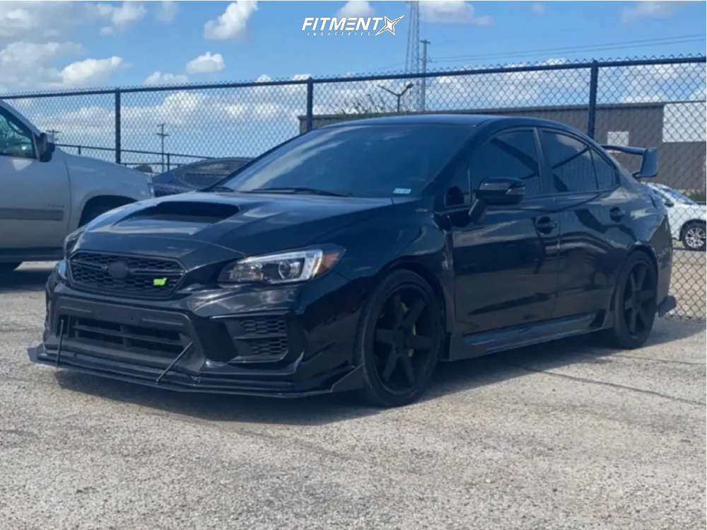 2020 Subaru WRX STI Base with 19x8.5 Niche Altair and Yokohama 225x40 on Coilovers | 2322671 ...