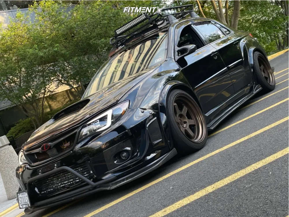 2011 Subaru Impreza WRX STI Limited with 18x10.5 Volk Te37v Mk Ii and Federal 265x35 on ...