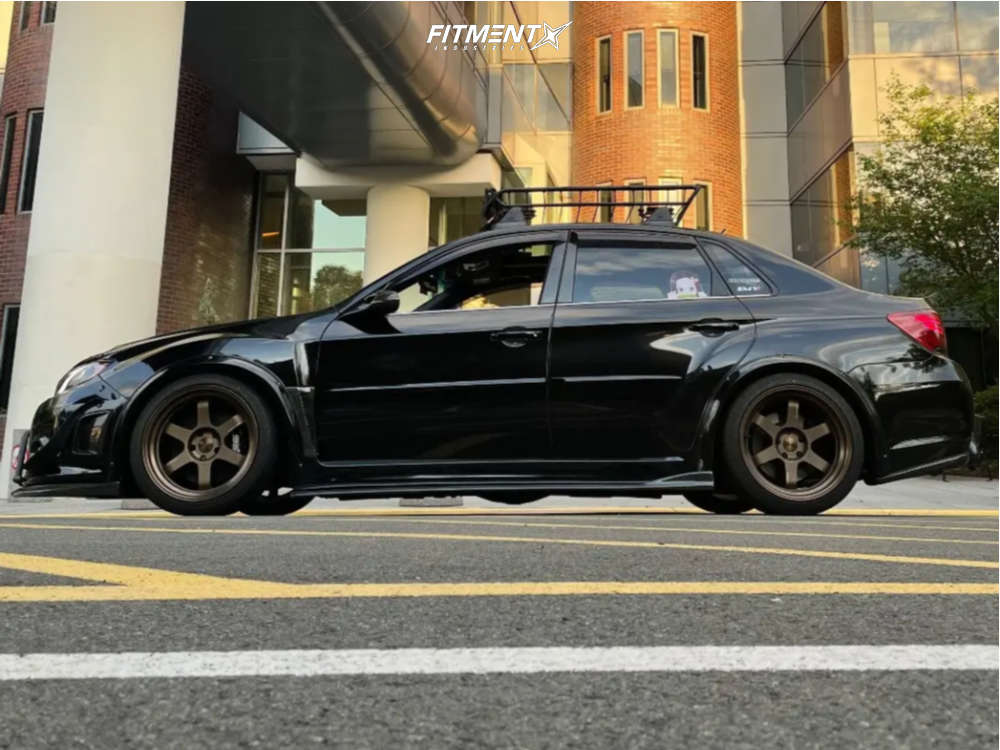 2011 Subaru Impreza WRX STI Limited with 18x10.5 Volk Te37v Mk Ii and ...