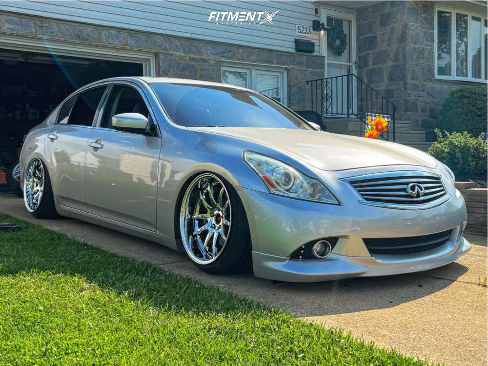 2012 INFINITI G37 X with 19x11 Aodhan Ds02 and Lexani 235x35 on Air ...