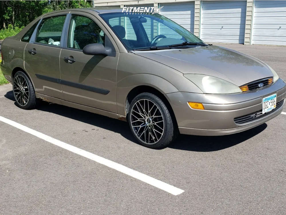 2003 Ford Focus LX with 17x7.5 DRW D21 and Nitto 205x40 on Stock ...