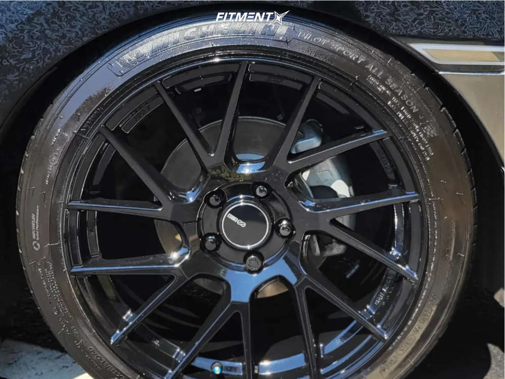 2020 Honda Civic Sport with 18x9.5 Enkei Tm7 and Michelin 245x40 on ...