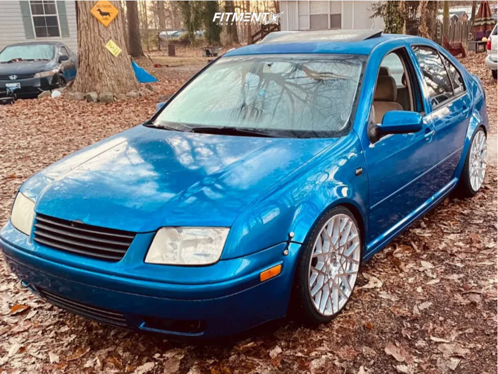 2001 Volkswagen Jetta GLS with 18x8.5 Rotiform Blq and Linglong 215x35 ...