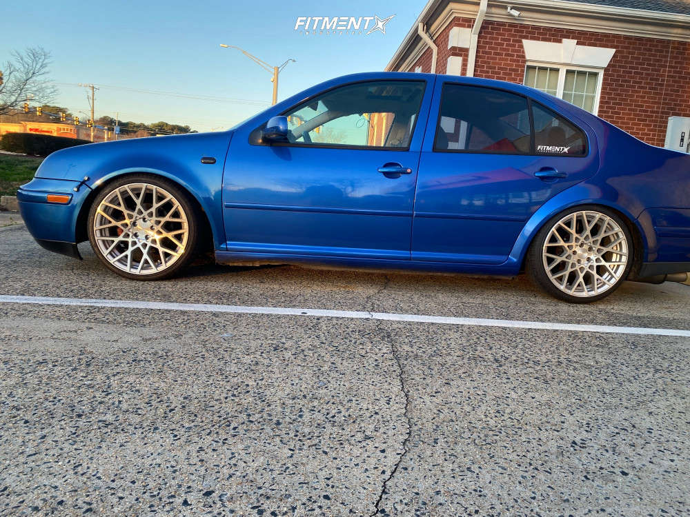 2001 Volkswagen Jetta GLS with 18x8.5 Rotiform Blq and Linglong 215x35 ...