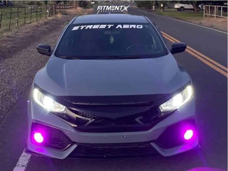 2017 Honda Civic Sport with 17x8.5 STR 606 and Toyo Tires 235x40 on ...