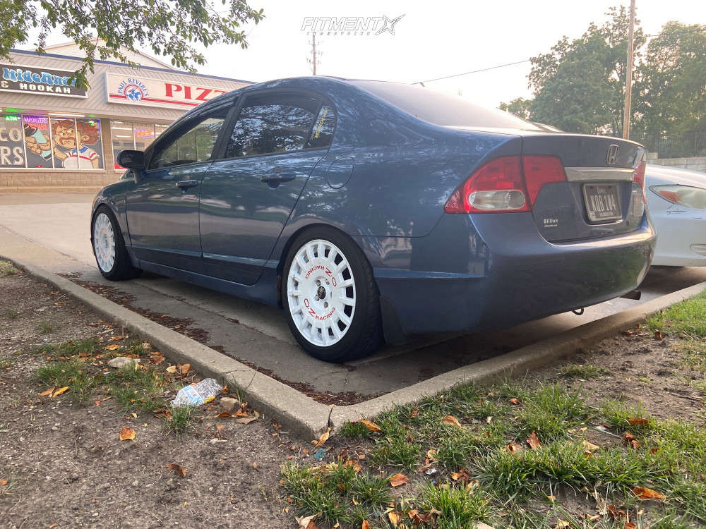 2009 Honda Civic EX with 17x8 OZ Racing Rally Racing and Continental ...