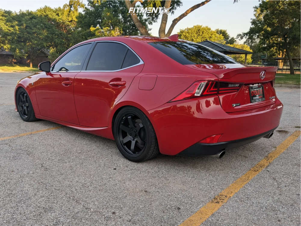 2016 Lexus IS200t F Sport with 18x8.5 AVID1 Av6 and Yokohama 225x40 on ...
