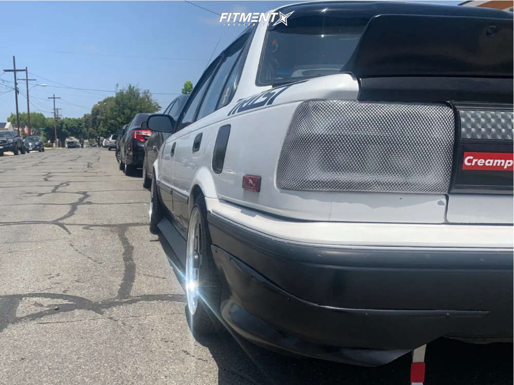 1992 Toyota Corolla Base with 15x7 Work Equip 01 and Federal 195x45 on Coilovers | 2323052 ...