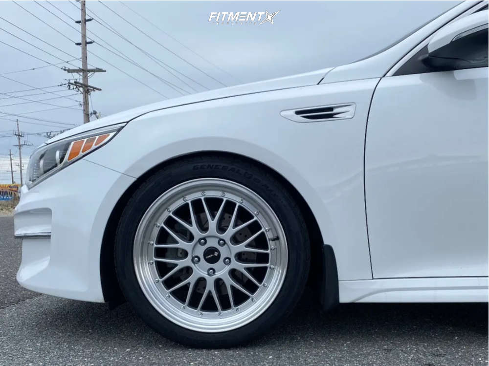 2016 Kia Optima EX with 19x8.5 Vors Vr8 and General 205x40 on Coilovers ...