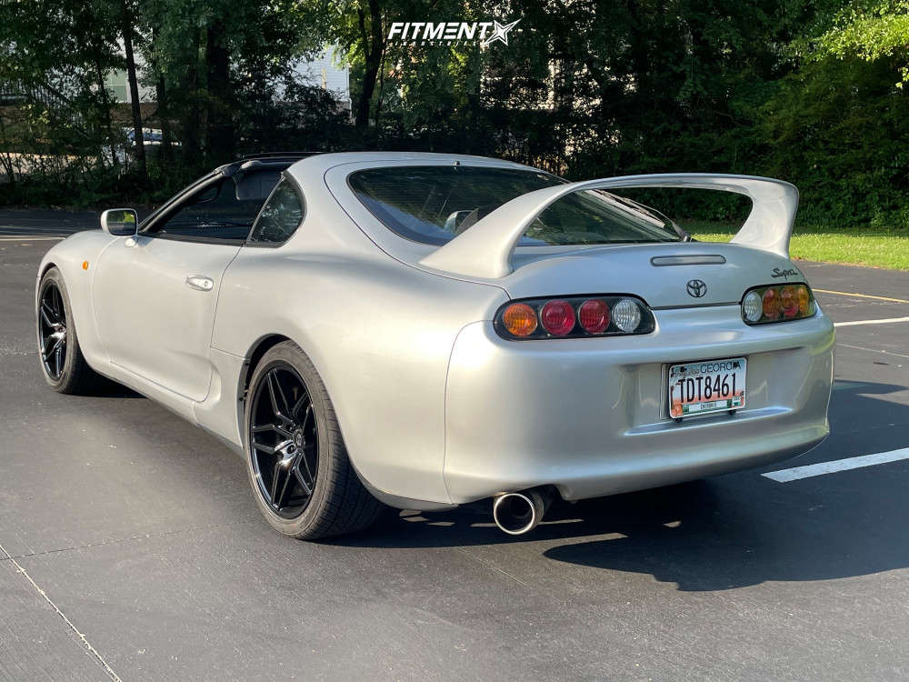 1994 Toyota Supra Base with 18x9.5 Curva C25 and Vercelli 275x35 on ...