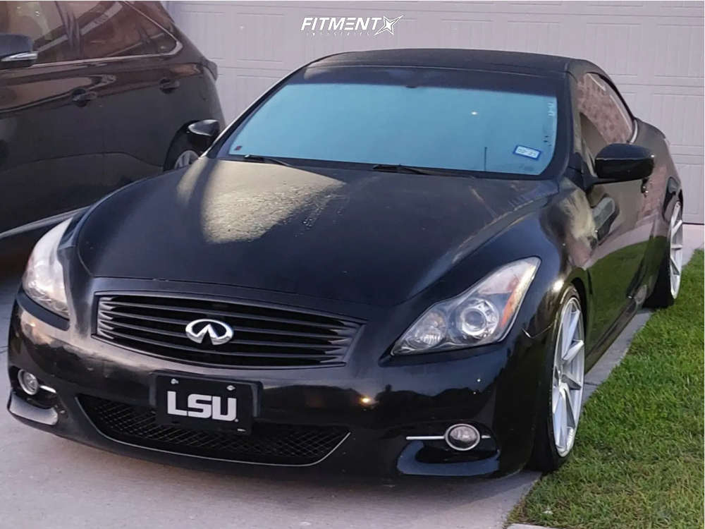 2011 INFINITI G37 Base with 19x8.5 Vossen Cvt and Ironman 235x30 on ...