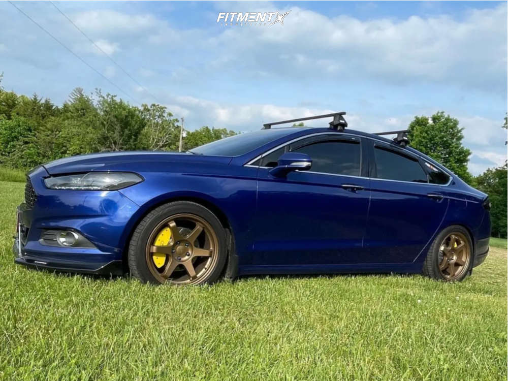 2016 Ford Fusion SE with 18x8.5 9SiX9 SIX-1 and Falken 245x40 on ...