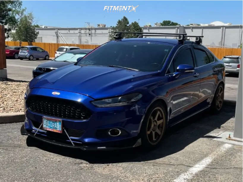 2016 Ford Fusion SE with 18x8.5 9SiX9 SIX-1 and Falken 245x40 on ...