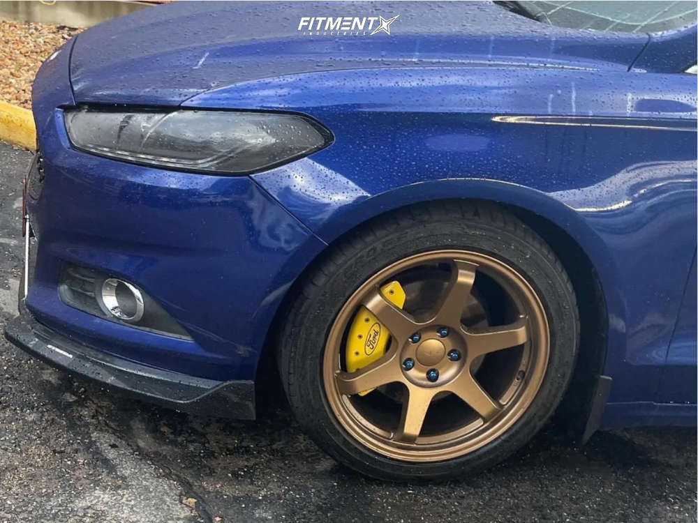 2016 Ford Fusion SE with 18x8.5 9SiX9 SIX-1 and Falken 245x40 on ...