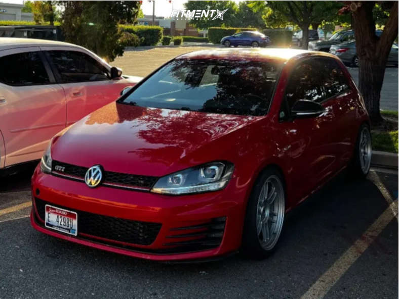 2017 Volkswagen GTI S with 18x9 Enkei Rpf1 and Falken 235x40 on ...